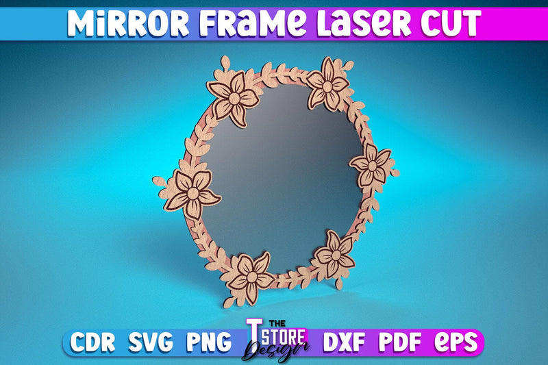 Mirror Frame Laser Cut | Home Design Laser Cut Design | CNC Files - So ...