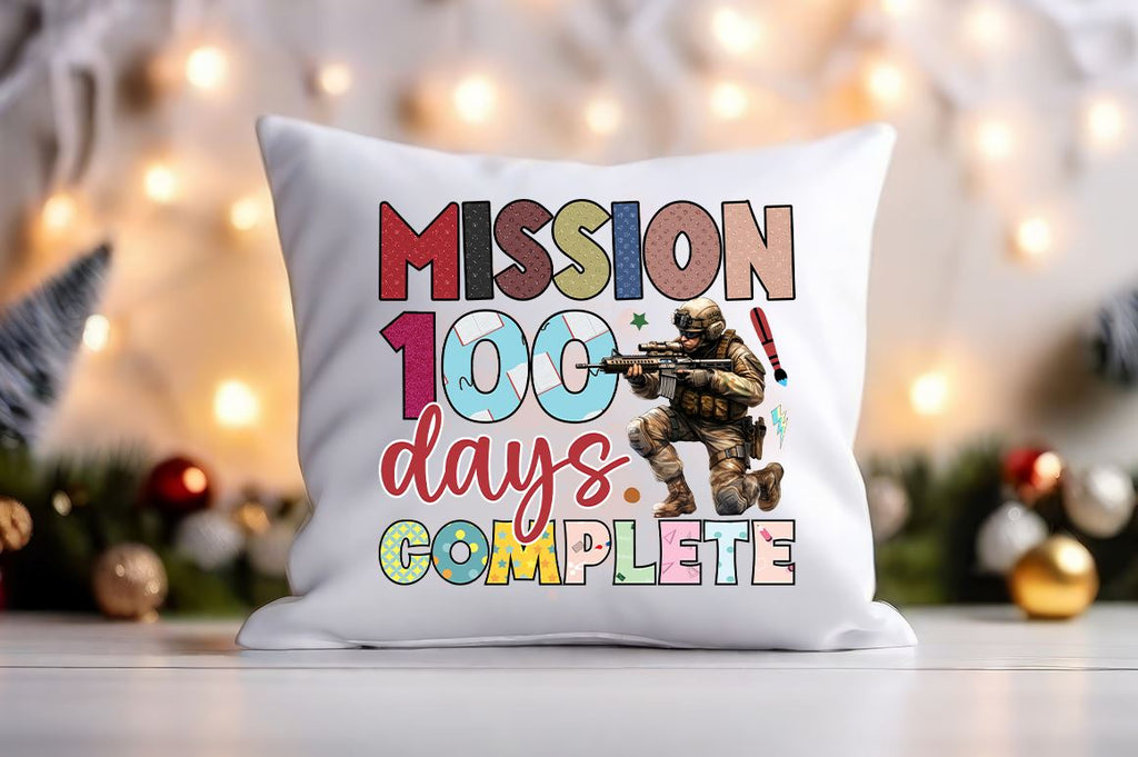 Mission 100 days complete PNG Design - So Fontsy