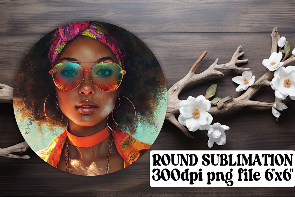 Modern African American Keychain Art - So Fontsy