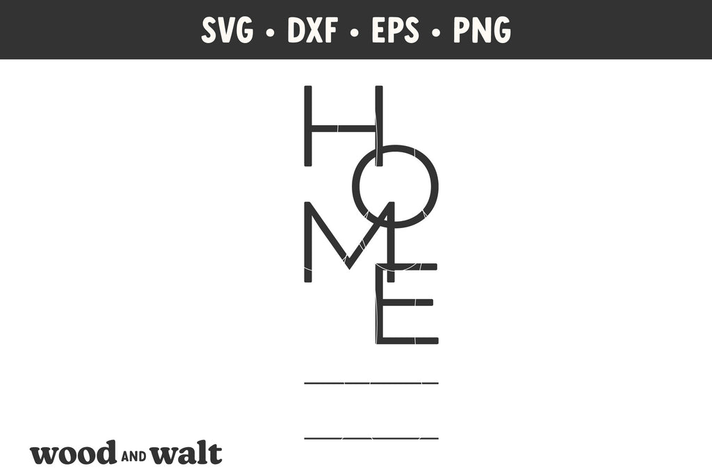 Modern Home SVG | Family Decor Cut File - So Fontsy