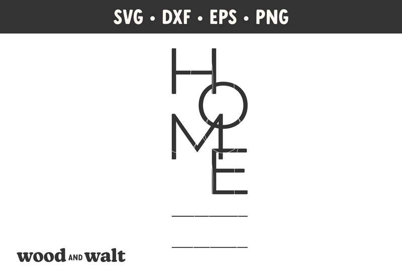 Modern Home SVG | Family Decor Cut File - So Fontsy