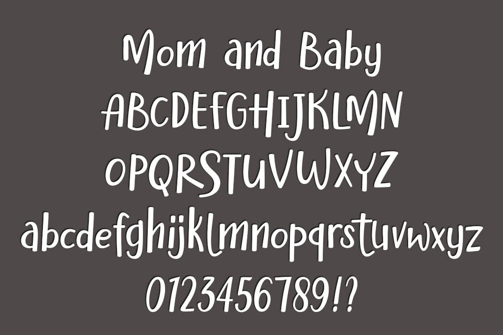 Mom and Baby - So Fontsy
