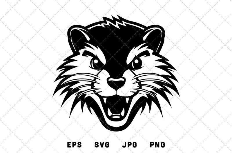 Mongoose Mascot Graphics - JPG, SVG, PNG, EPS - Digital Download with ...