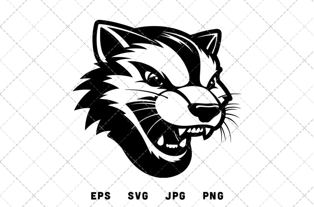 Mongoose Mascot Graphics - JPG, SVG, PNG, EPS - Digital Download with ...