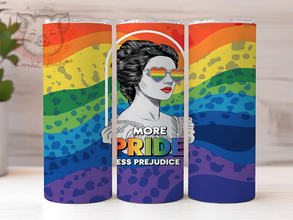More Pride Less Prejudice Rainbow Tumbler Wrap, Less Prejudice Wrap ...