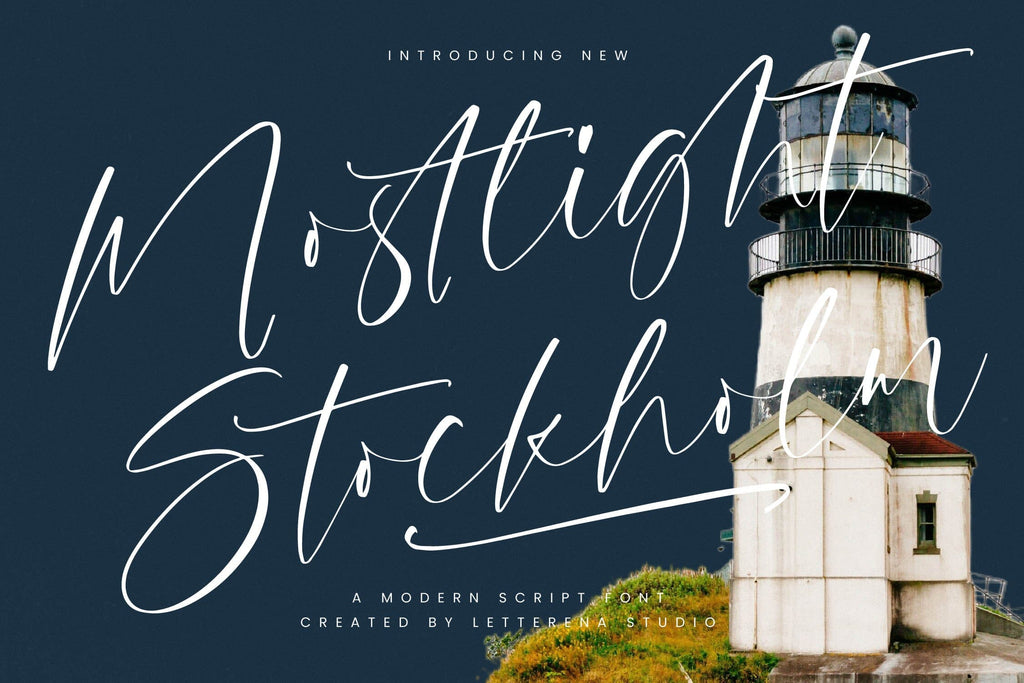 Mostlight Stockholm - Modern Script Font - So Fontsy