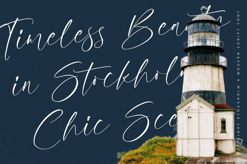Mostlight Stockholm - Modern Script Font - So Fontsy