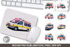 Mouse Pad Ambulance Vehicle - So Fontsy