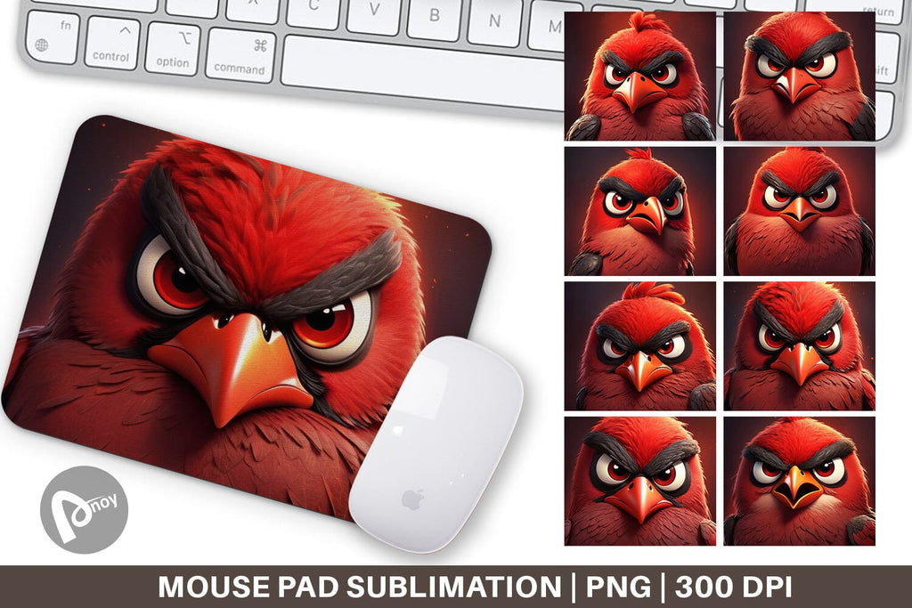 Mouse Pad Red Bird - So Fontsy