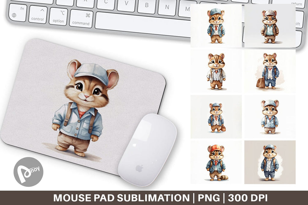 Mouse Pad Working Mouse - So Fontsy