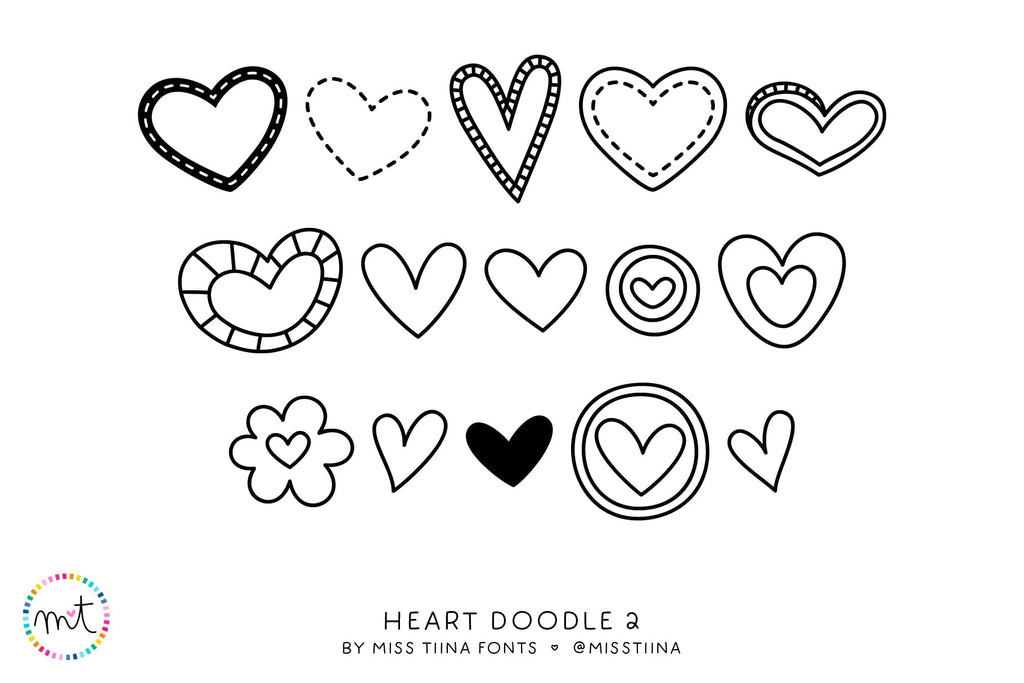 MTF Heart Doodle 2 - So Fontsy