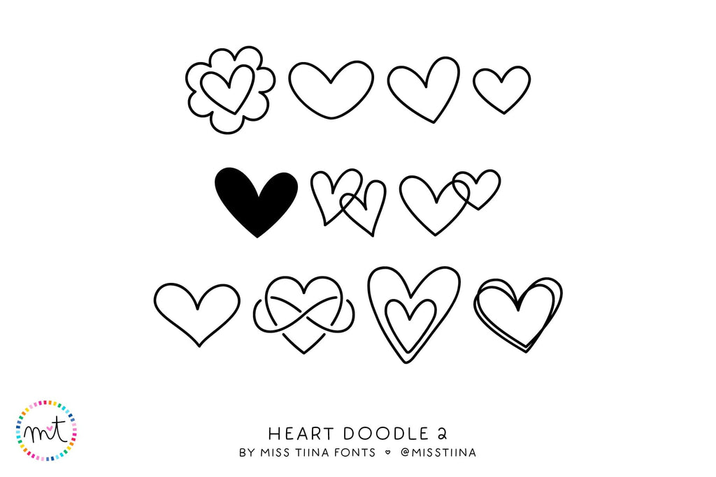 MTF Heart Doodle 2 - So Fontsy