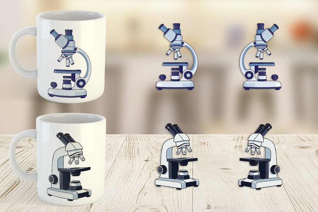 Mug Wrap Lab Microscope - So Fontsy