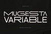 Mugesta - Variable Display Font - So Fontsy
