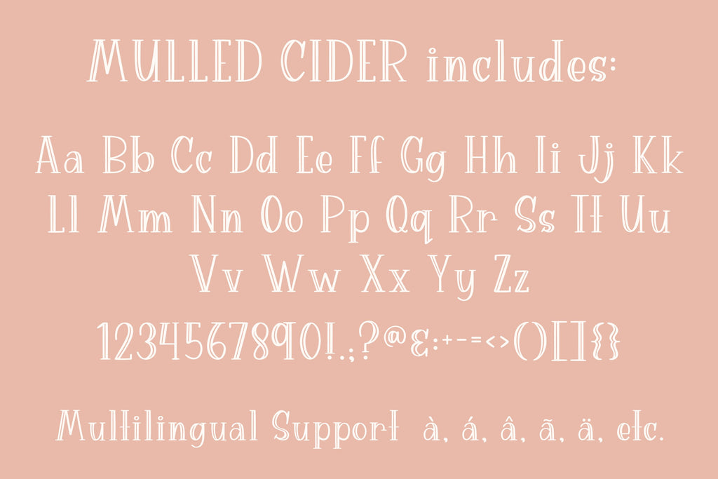 Mulled Cider, Cute Handwritten Font - So Fontsy