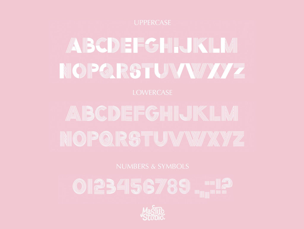 Multiline Retro Font - Stardust, Handwritten font - So Fontsy