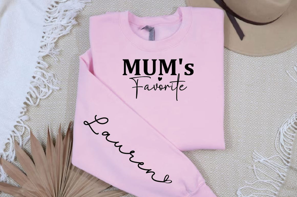 Mum's favorite Sleeve Svg Design - So Fontsy