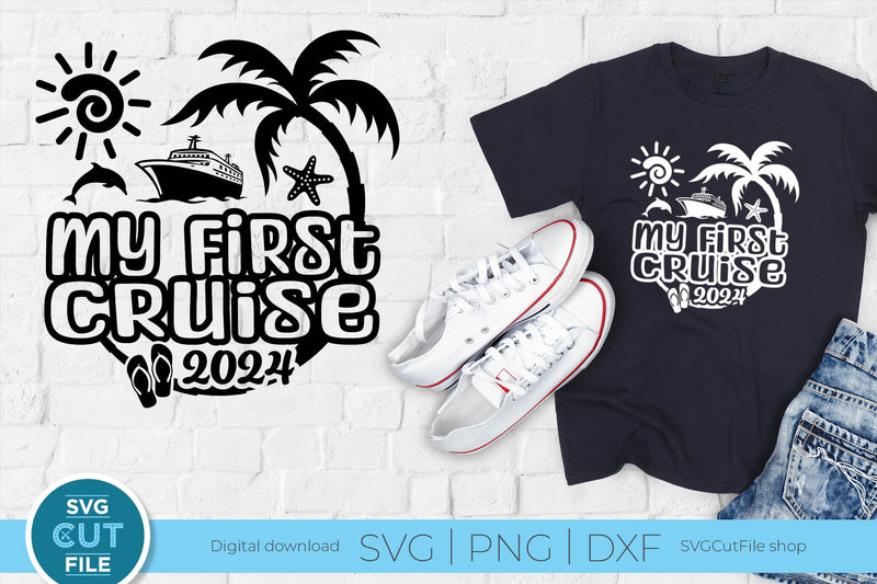 My First Cruise SVG, Baby Cruise vacation, 2024 svg - So Fontsy