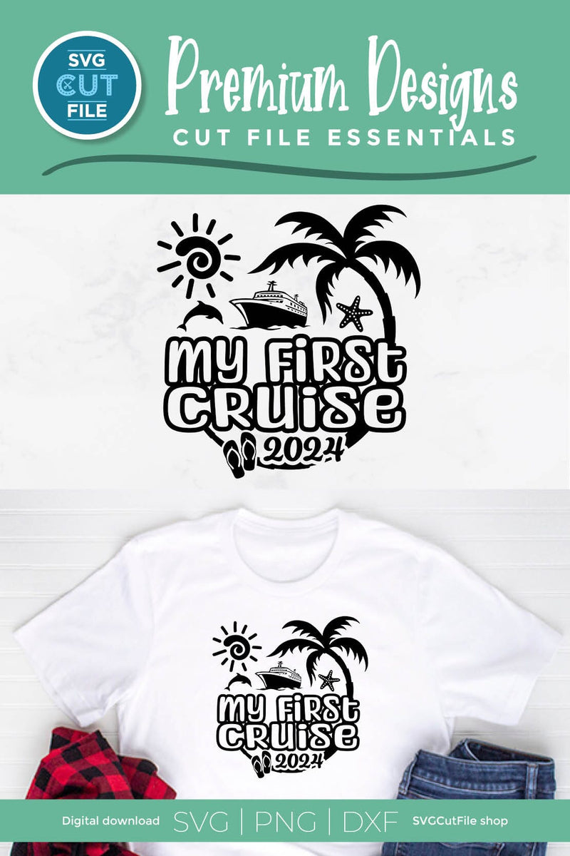 My First Cruise SVG, Baby Cruise vacation, 2024 svg - So Fontsy