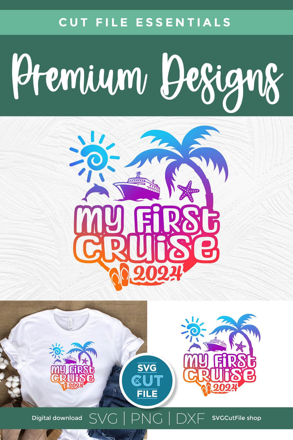 My First Cruise SVG, Baby Cruise vacation, 2024 svg - So Fontsy