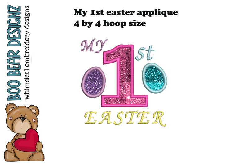 My First Easter Embroidery design - So Fontsy