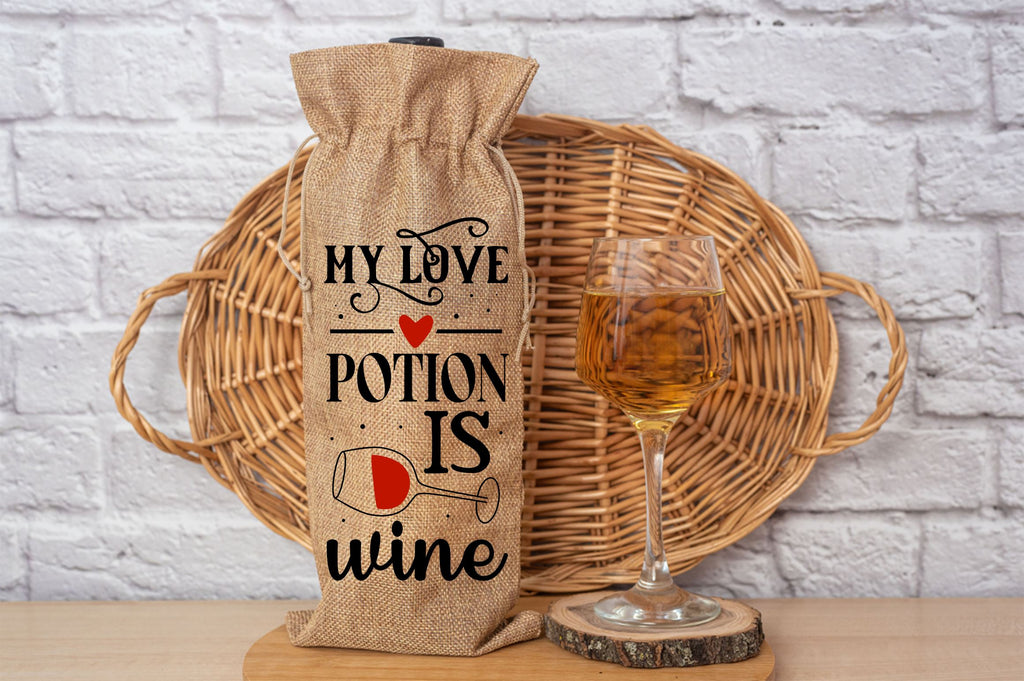 My love potion is wine SVG design - So Fontsy