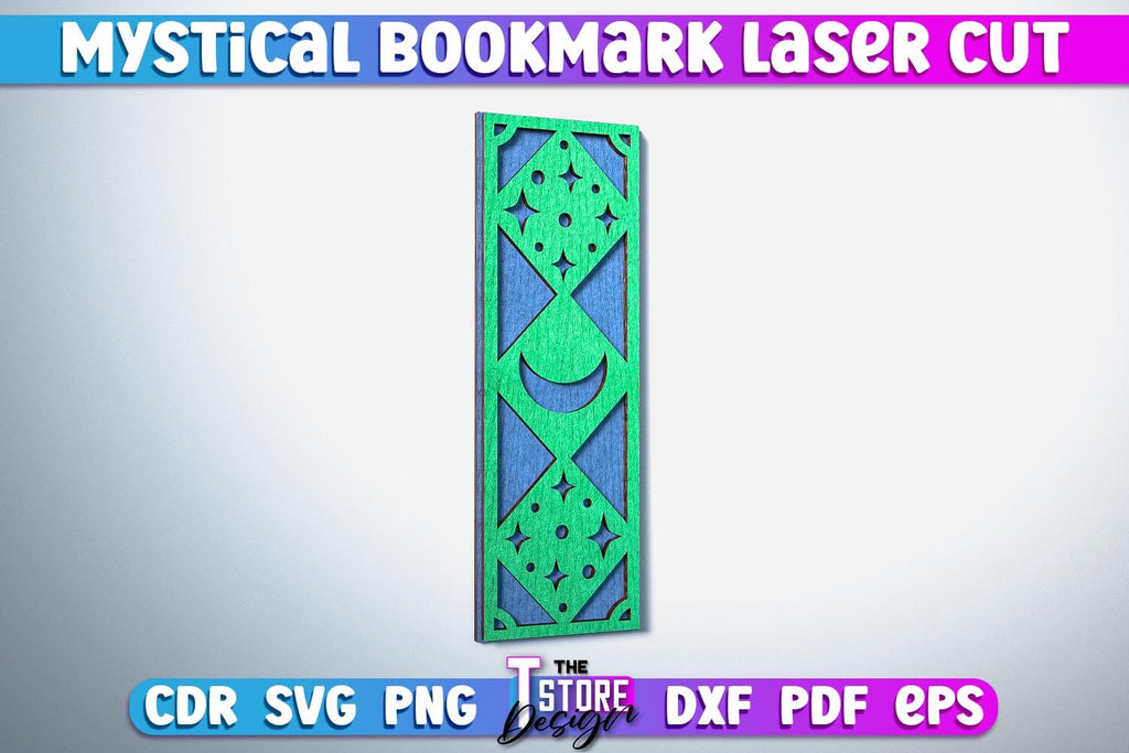 Mystical Bookmark Laser Cut | Mystical Symbol Laser Cut Design | CNC ...