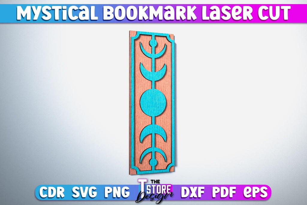 Mystical Bookmark Laser Cut | Mystical Symbol Laser Cut Design | CNC ...
