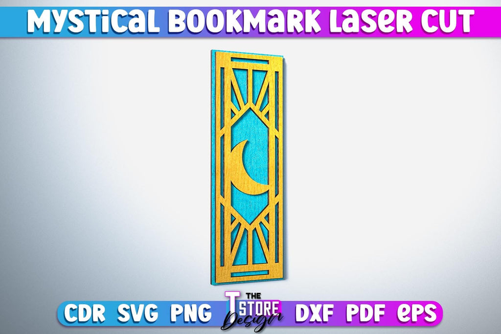 Mystical Bookmark Laser Cut | Mystical Symbol Laser Cut Design | CNC ...