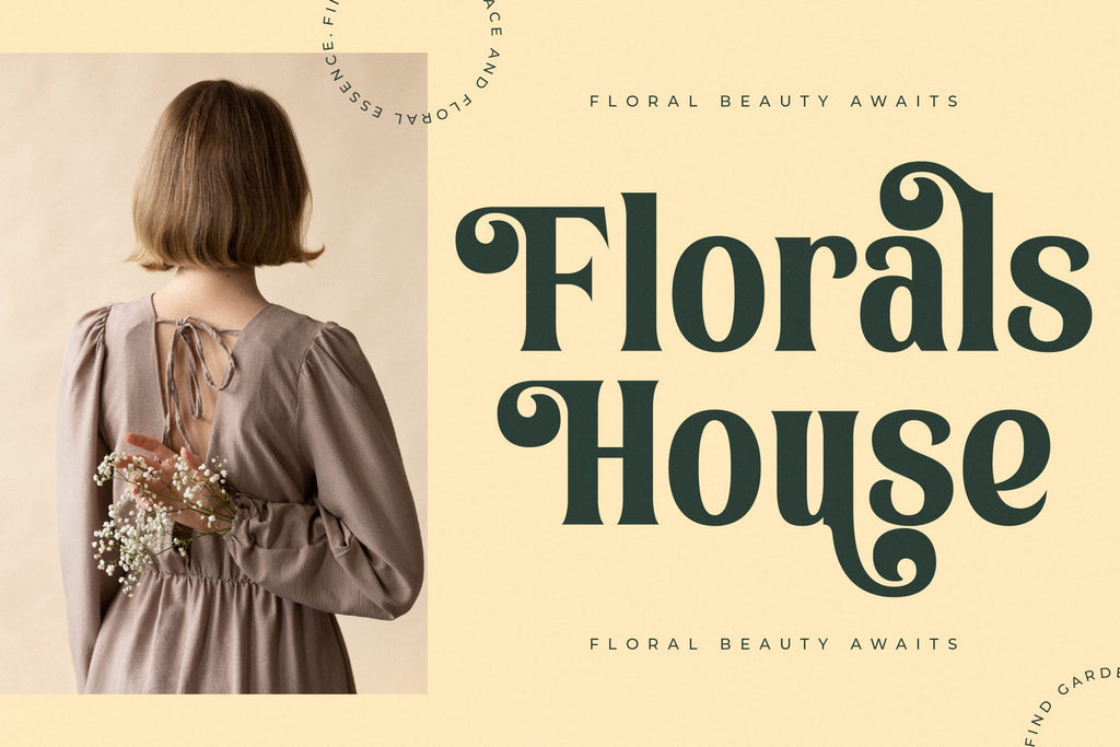 Mystical Timeless - Modern Vintage Display - So Fontsy