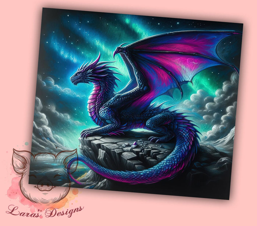 Mythical Galaxy Dragon Tumbler Wrap, Galaxy Dragon, Tumbler Wrap ...