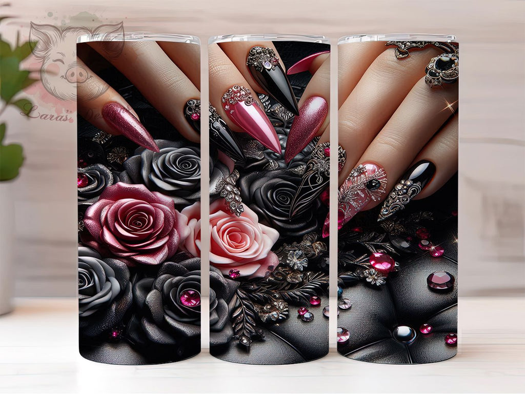 Nail Tech Artist Tumbler, Nail Artist Wrap, Salon Sublimation Design ...