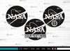 Nasa Monogram, Nasa Silhouette, NASA SVG, Space Svg, Astronaut Svg ...