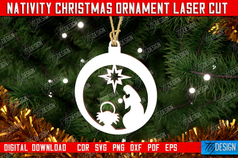 Nativity Christmas Ornament | Christmas Tree Toy | Nativity Scene ...