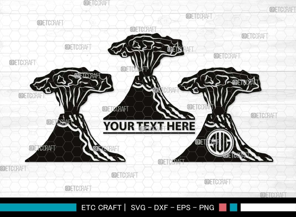 Natural Disasters Monogram, Natural Disasters Silhouette, Natural ...