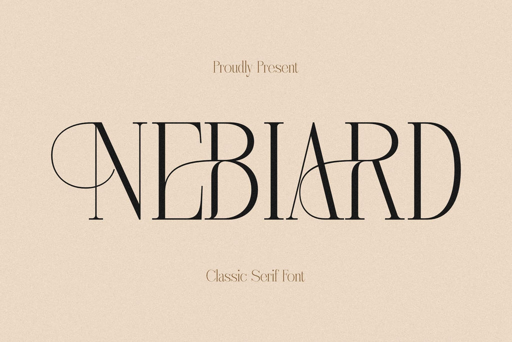 Nebiard - Classic Serif Font - So Fontsy