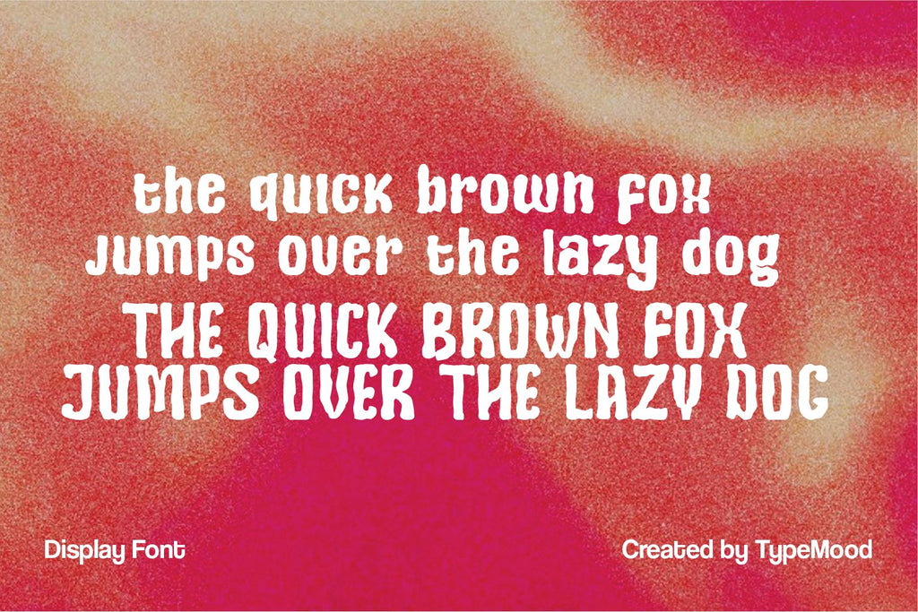 Nervous Typeface Display Font - So Fontsy
