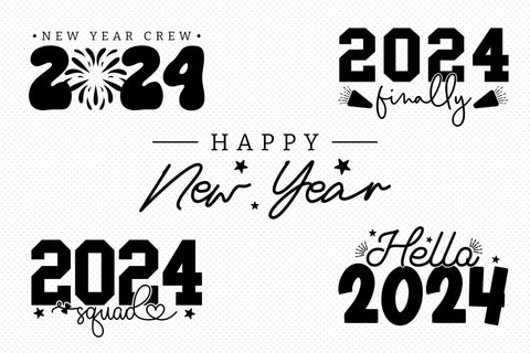 New Year 2024 SVG Bundle - So Fontsy