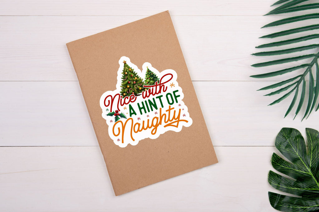 Nice with a hint Sticker Design - So Fontsy