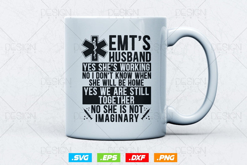 Night Shift Emt Husband Paramedic Wife Ems Svg Png, EMT Svg, EMS Svg ...