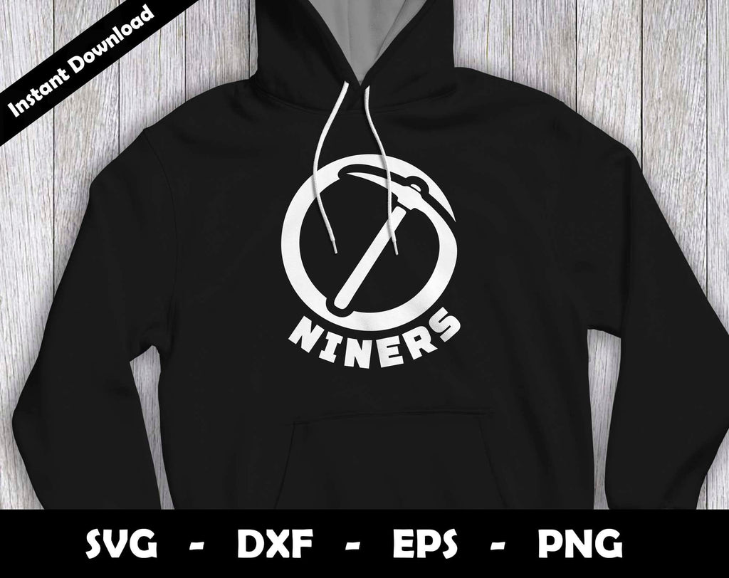 Niners SVG Cut File, Niners logo SVG Design, Niners Football Mascot, T ...