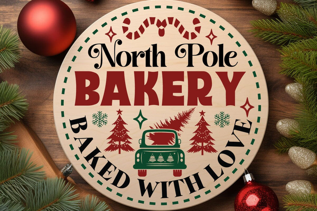 North pole bakery baked with love - So Fontsy
