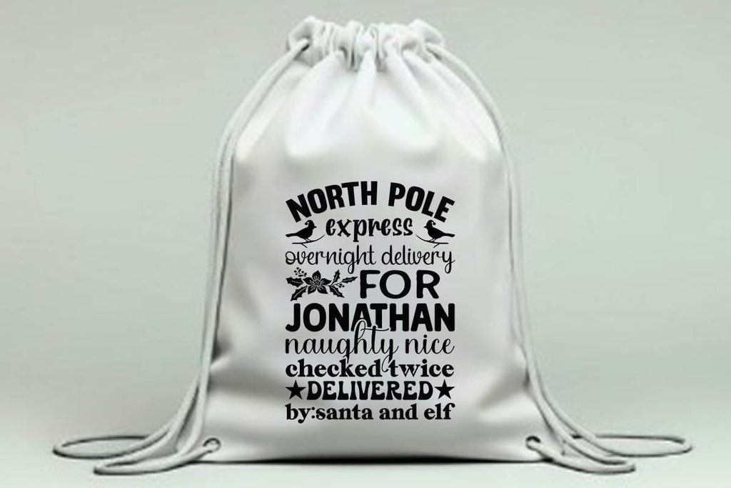 North pole express overnight delivery for jonathan naughty nice checked ...