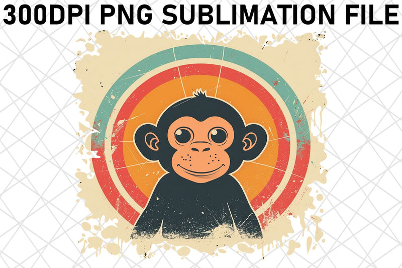 Nostalgic Retro Critters: Cute Sublimation Patterns - So Fontsy