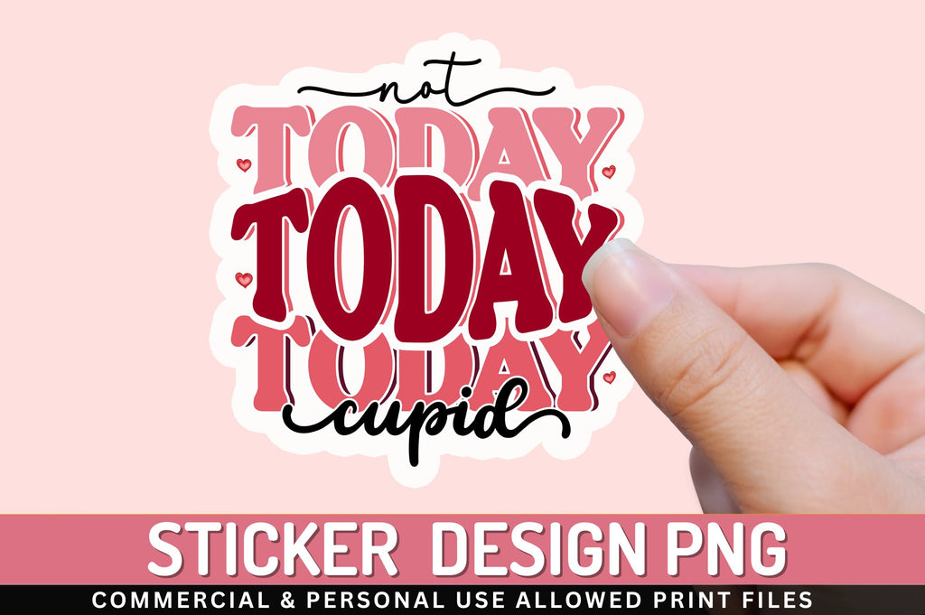 Not today PNG Sticker - So Fontsy