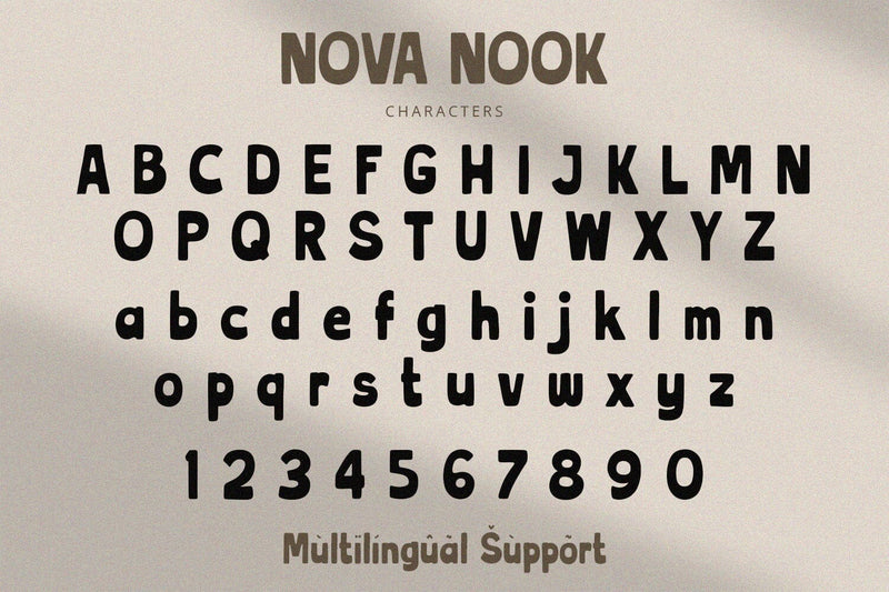 Nova Nook - Bold Display - So Fontsy