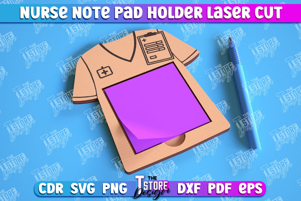 Nurse Note Pad Holder Bundle | Hospital | Notes | Sticky Note Holder ...