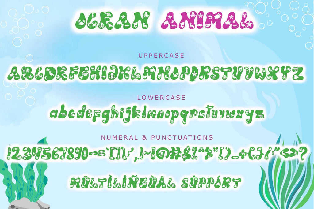 Ocean Animal - So Fontsy