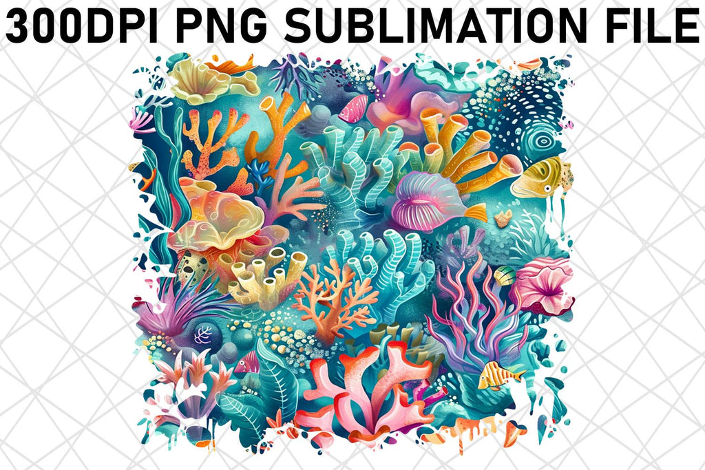 Ocean Fish Sublimation Designs: Infuse Your Projects with Color - So Fontsy