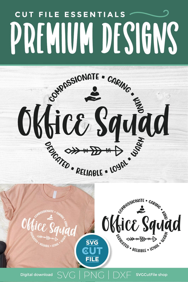 Office Squad svg - an office team staff svg for crafters - So Fontsy